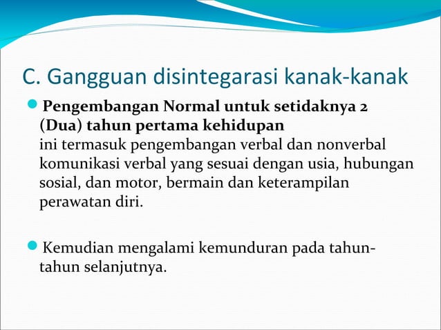 Abnormalitas pada-anak-autism-retardasi-mental1 | PPT