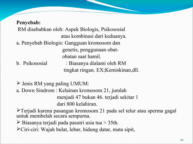 Abnormalitas pada-anak-autism-retardasi-mental1 | PPT