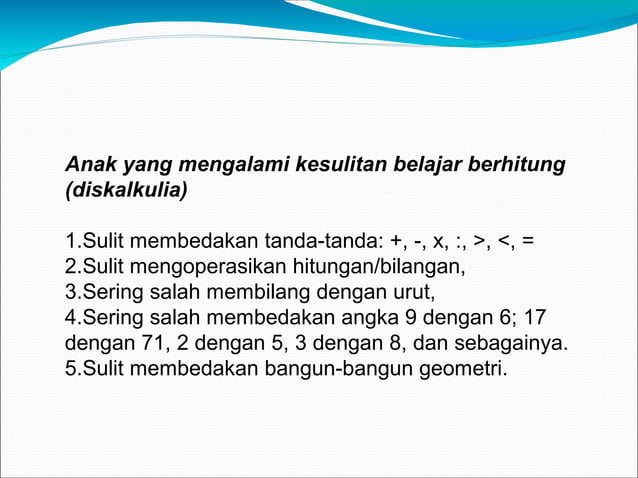 Abnormalitas pada-anak-autism-retardasi-mental1 | PPT