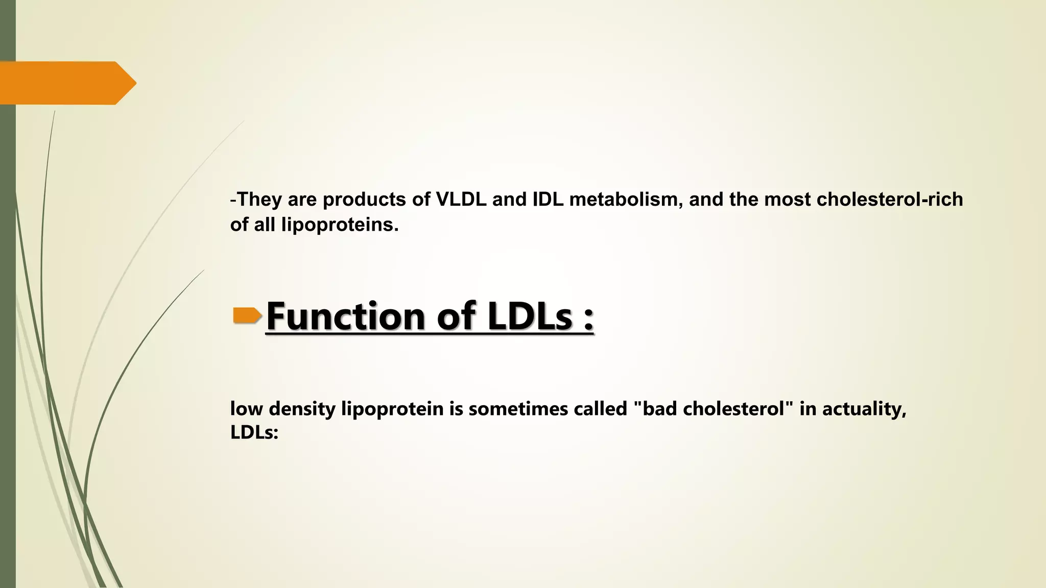 Abnormalities in lipoproteinemia | PPTX