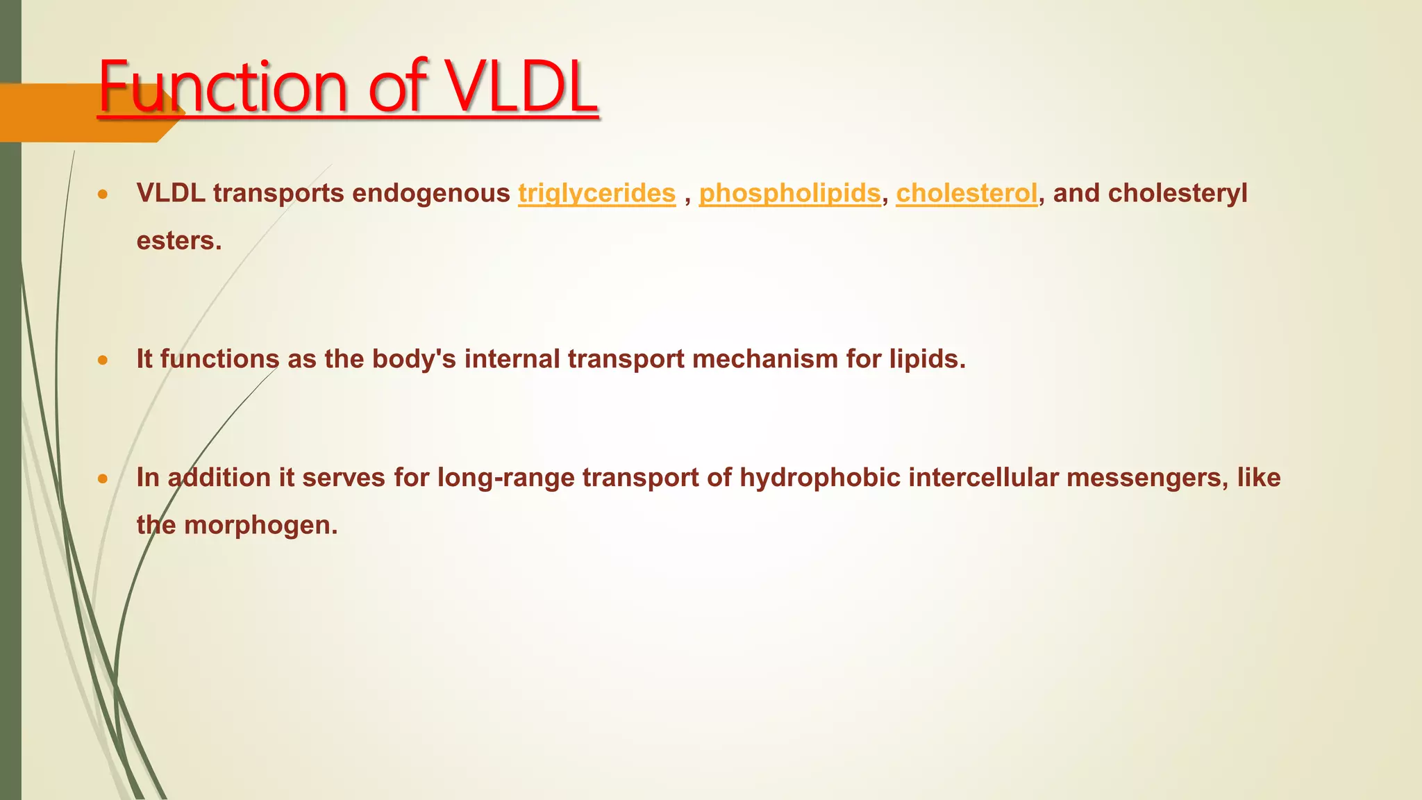 Abnormalities in lipoproteinemia | PPTX