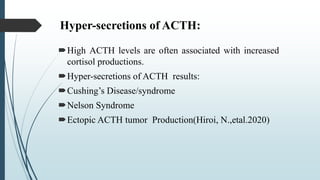 abnormalities of ACTH.pptx | Hormonal Disorders | Endocrine and ...