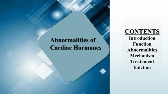 Abnormalities of cardiac hormones...pdf