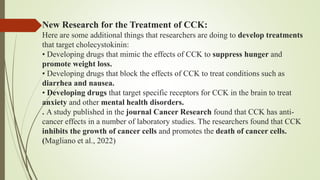 Abnormalities Of cholecystokinin hormones | PPT