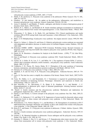 Abnormalities of hormones and inflammatory cytokines in women affected ...