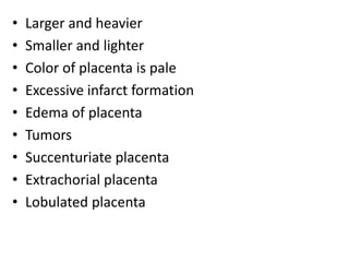 abnormalities of Placenta.pptx