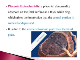 Abnormalities of placenta & cord.pptx