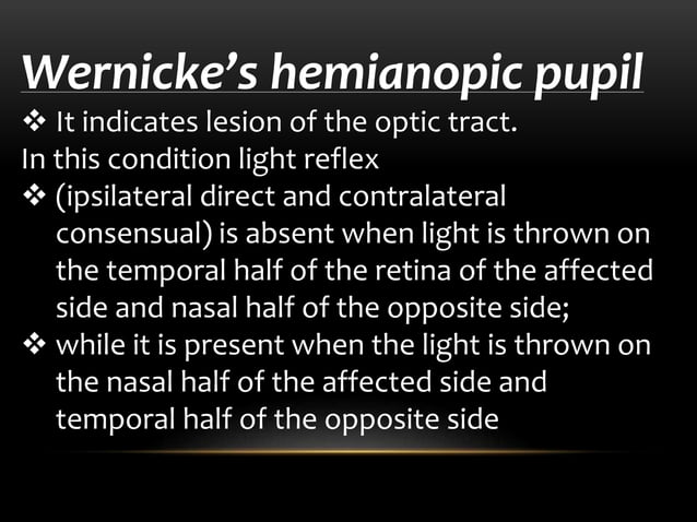 Abnormalities of pupillary reaction | PPTX