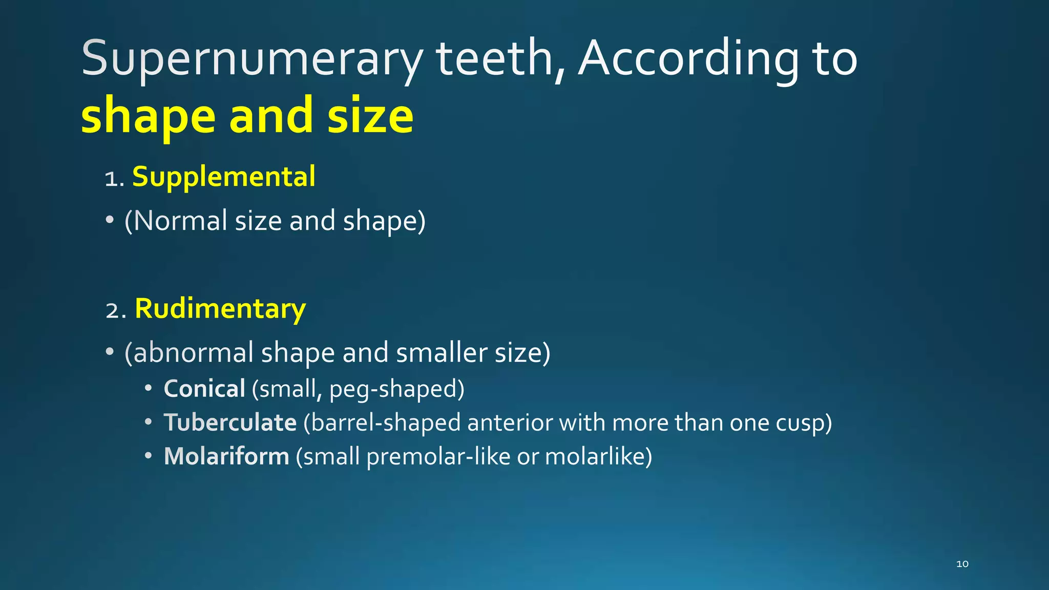 Abnormalities of teeth | PPTX