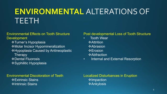 Abnormalities of teeth | PPTX | Dental Health | Diseases and Conditions