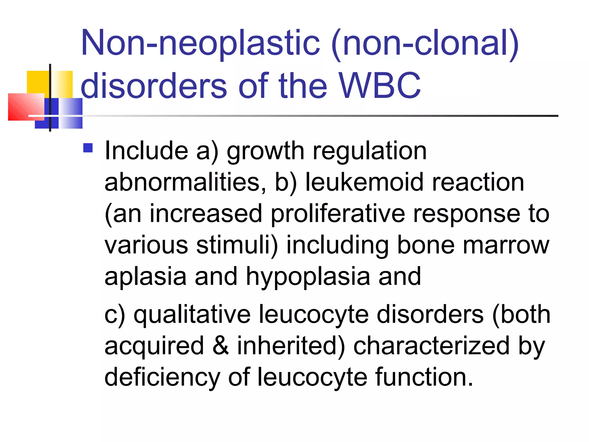 Abnormalities of WBC | PPT