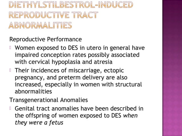 Abnormalities of the reproductive tract | PPT