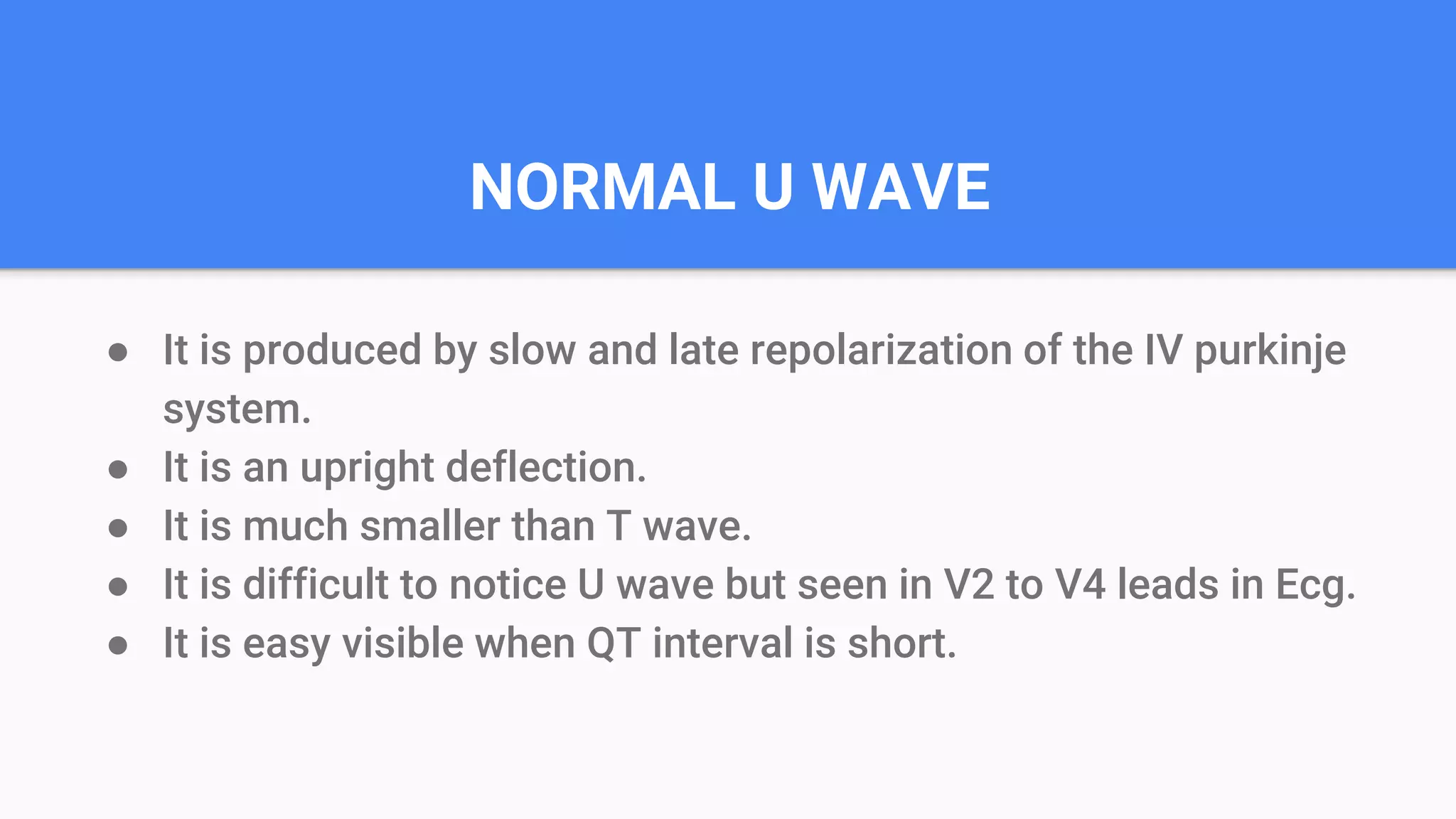 Abnormalities of u wave | PPTX | Heart and Cardiovascular Diseases ...