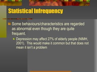 Abnormalitydefinition Problems | PPT