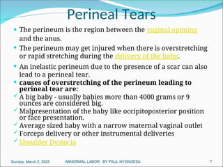 Abnormal labor_085807.ppt Obstetrics and Gynaecology | PPT