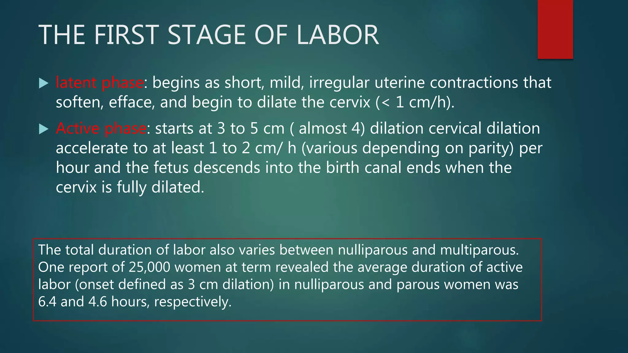Abnormal labor and its managment, 2020 | PPTX