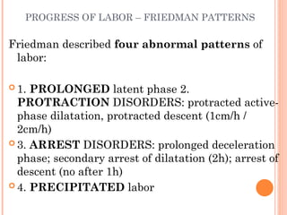 Abnormal Labor - obstructed labour and dystocia | PPT