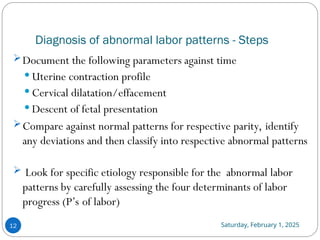 Abnormal labor and with good intervention | PPT