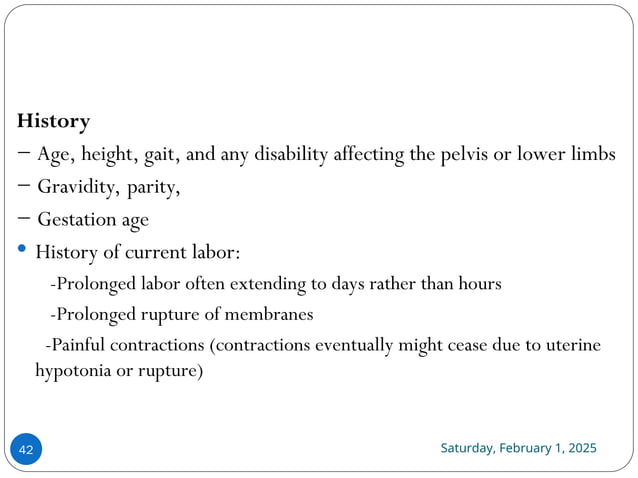 Abnormal labor and with good intervention | PPT
