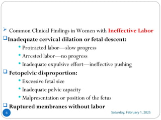 Abnormal labor and with good intervention | PPT