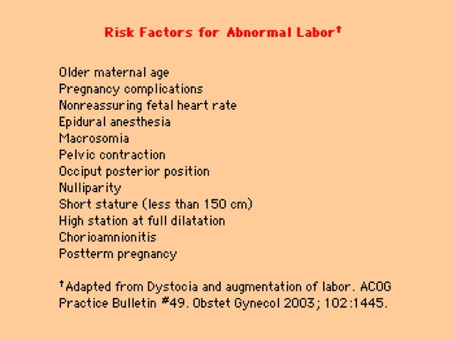 Abnormal+labour | PPT