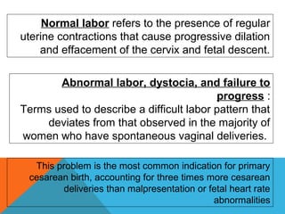 Abnormal+labour | PPT