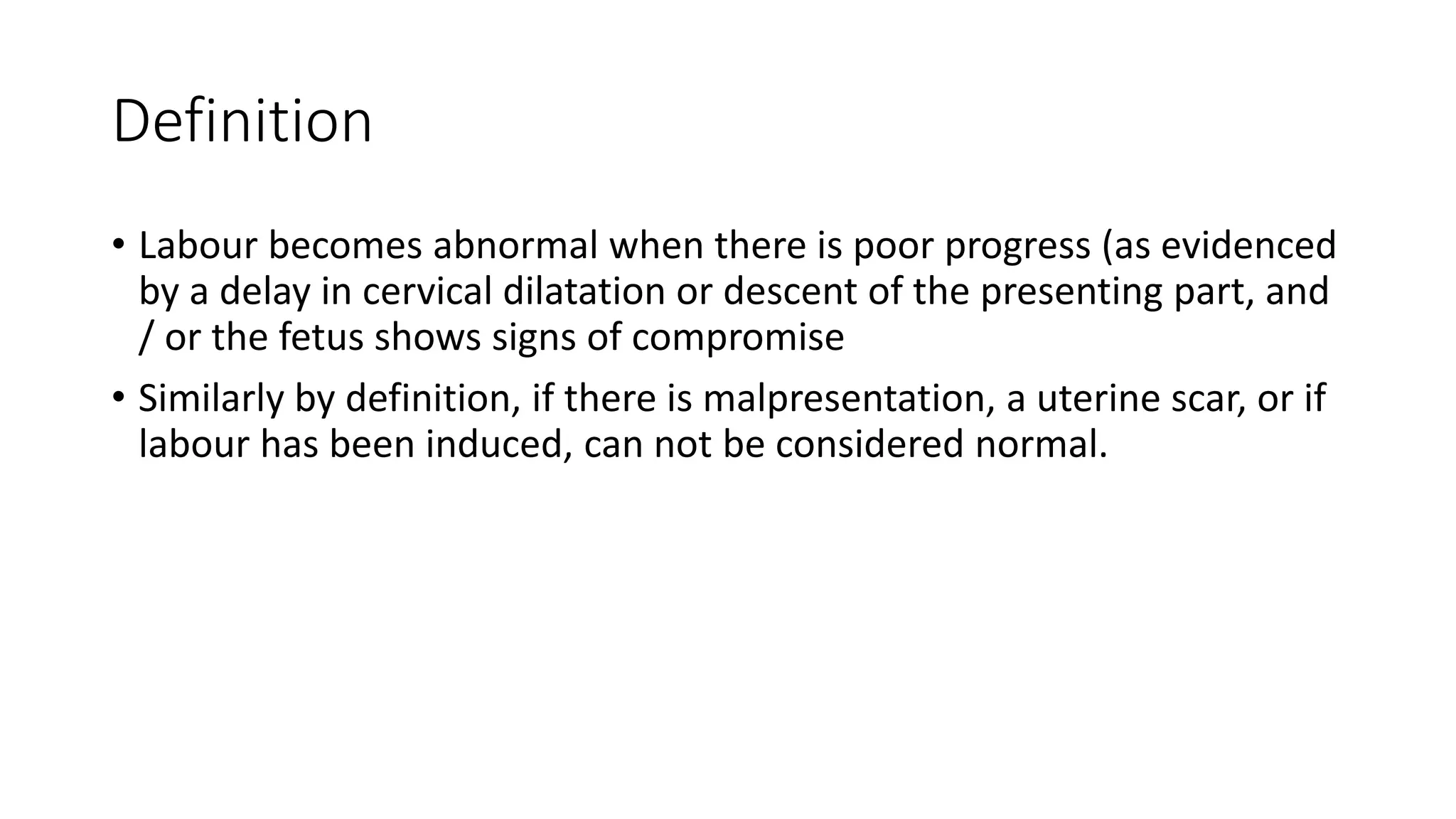 ABNORMAL LABOUR.pptx dr Chintamani mahanta | PPTX