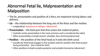 Abnormal Labour- Part 2.pptx Fmedicine students | PPTX