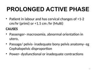 ABNORMAL LABOUR, diagnosis,causes, management | PPT