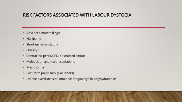 ABNORMAL LABOUR INTRODUCTION ,DEFINITION, ETIOLOGY, RISK FACTORS ...