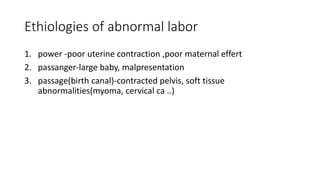 Abnormal labor | PPTX