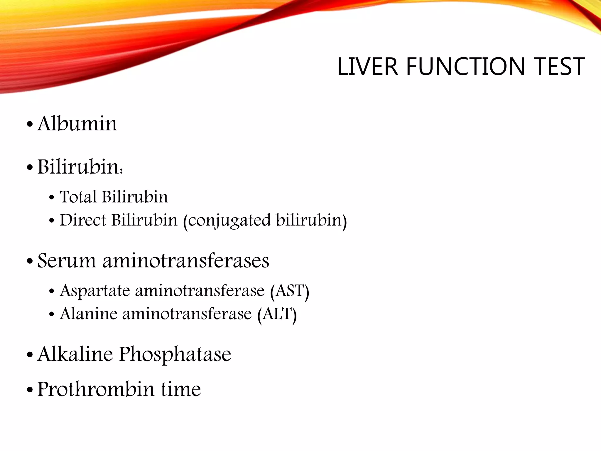 APPROACH TO ABNORMAL LFT | PPTX