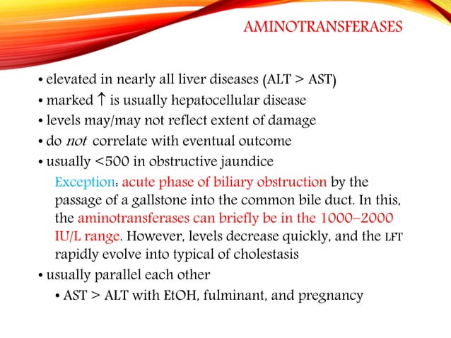 APPROACH TO ABNORMAL LFT | PPTX | Blood Disorders | Diseases and Conditions