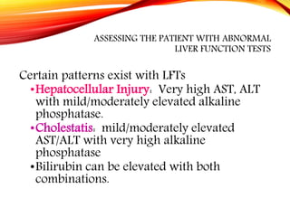 APPROACH TO ABNORMAL LFT | PPTX