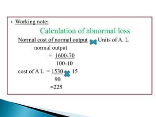 Abnormal loss | PPTX