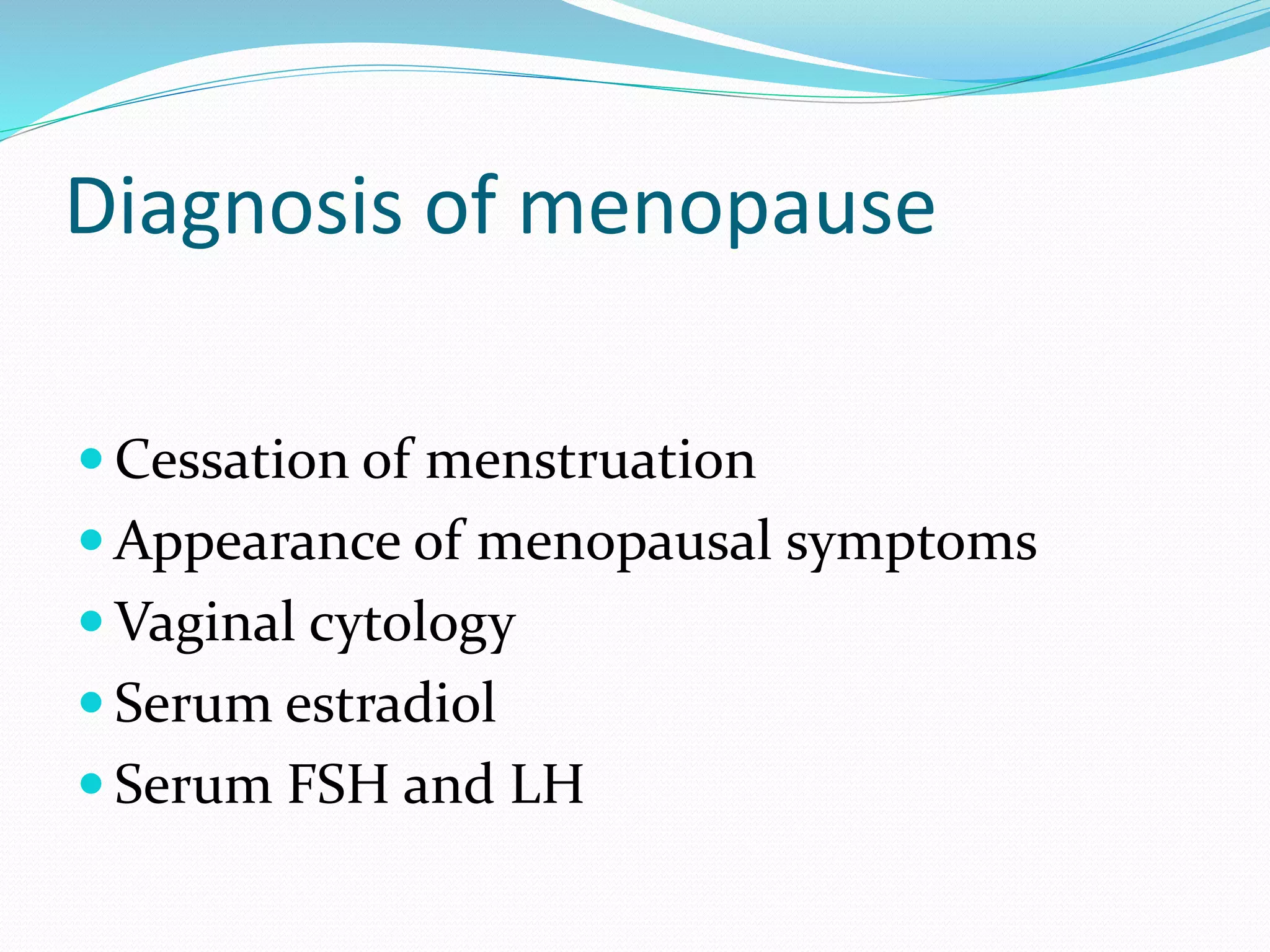 Abnormal menopause | PPTX