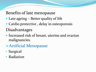 Abnormal menopause | PPT