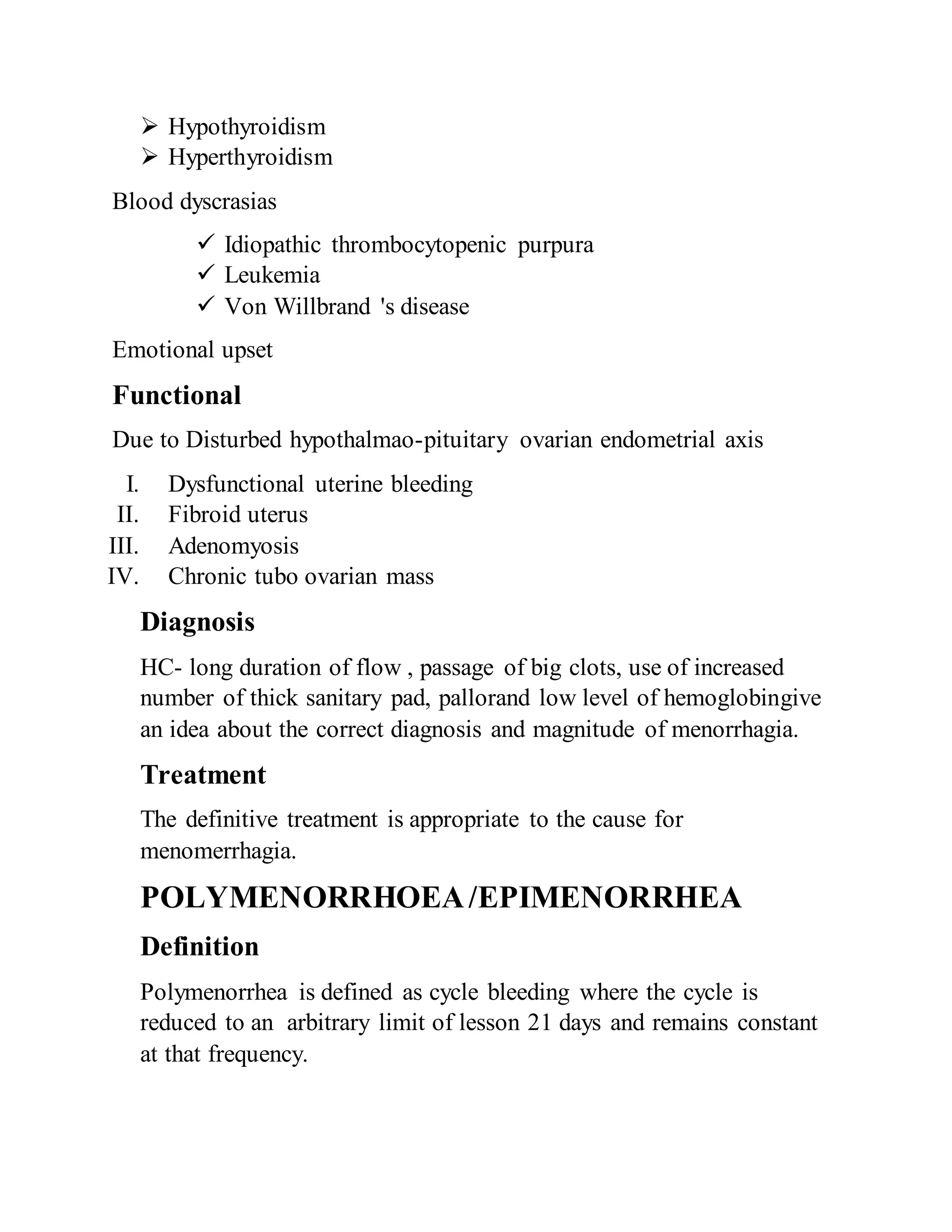 Abnormal menstrual bleeding | DOCX