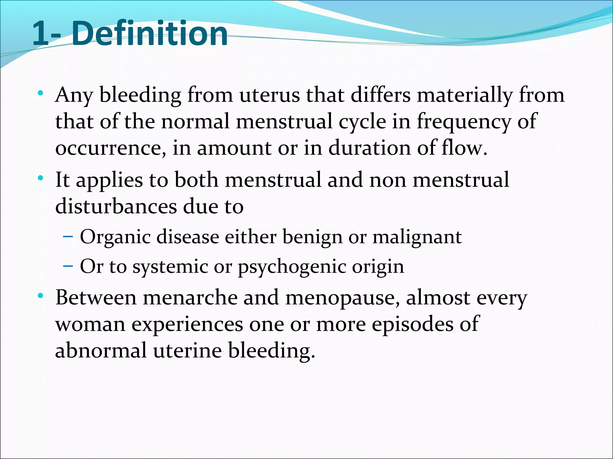 Abnormal menstrual cycle fomulu jn | PPT