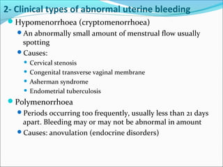 Abnormal menstrual cycle fomulu jn | PPT
