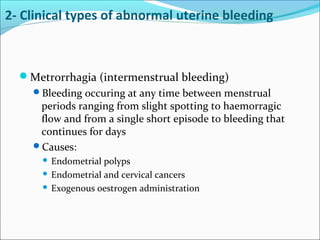 Abnormal menstrual cycle fomulu jn (2) | PPT