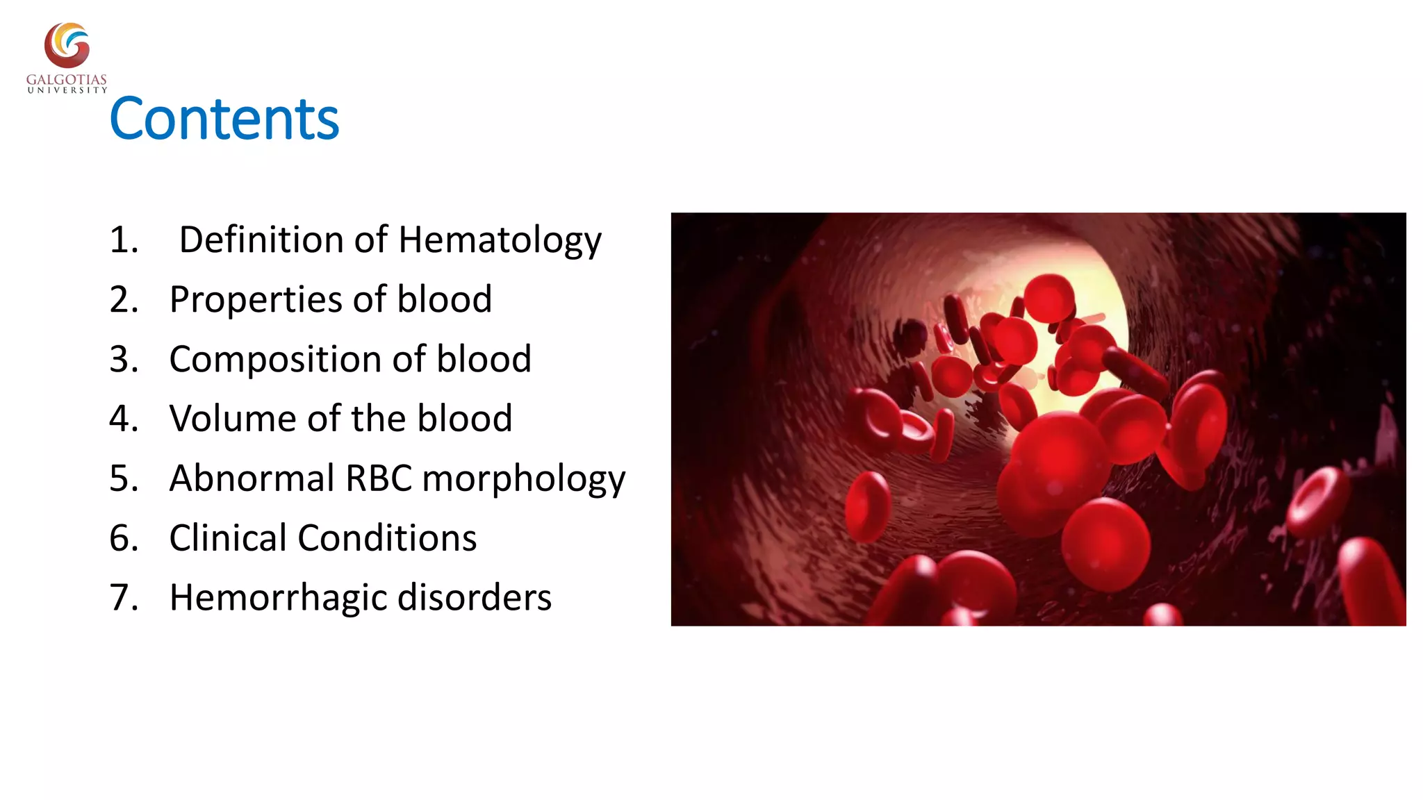Abnormal morphology of rbc notes | PDF
