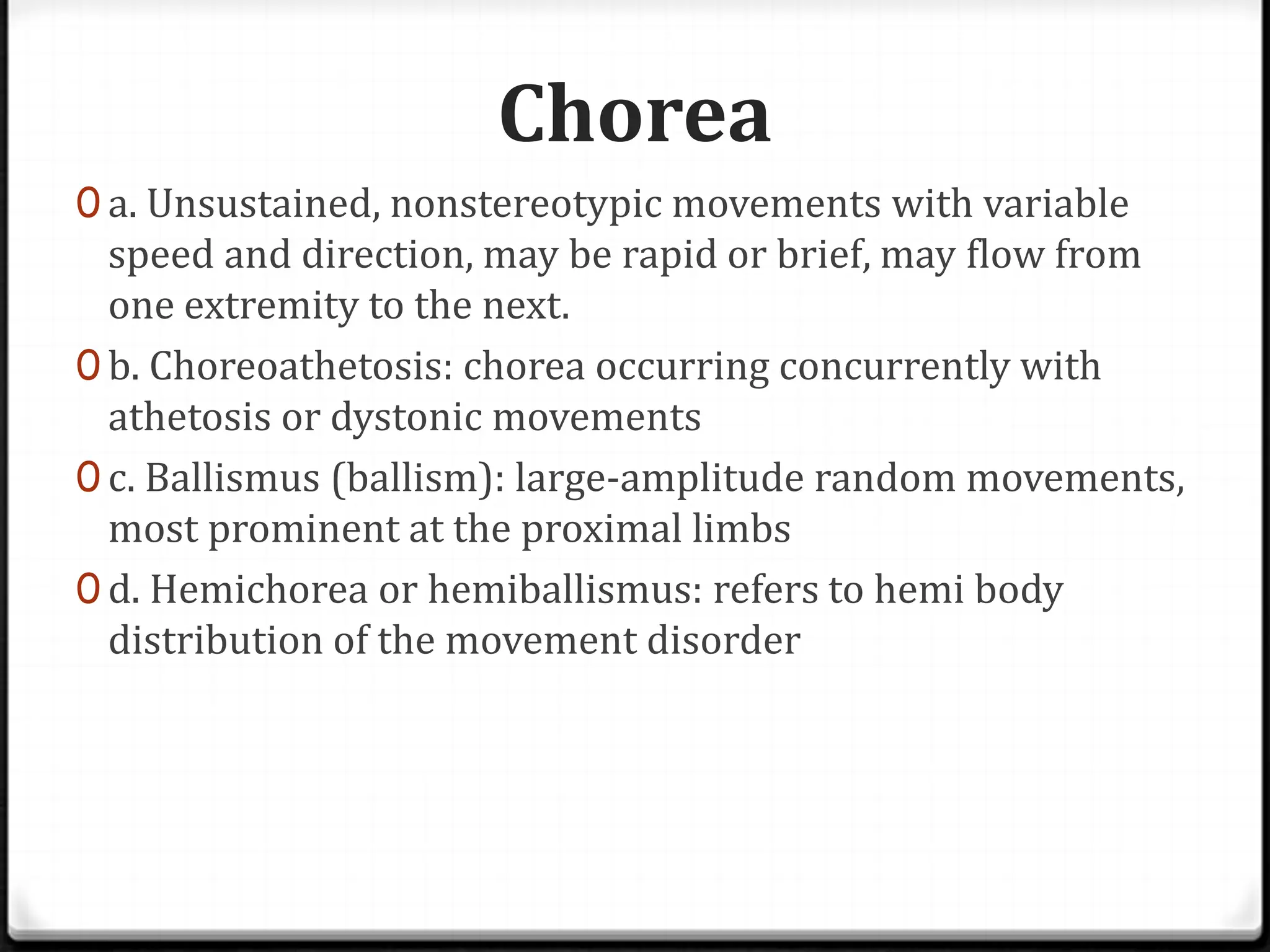 movement disorders | PPTX