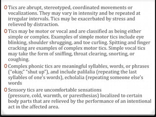 movement disorders | PPTX