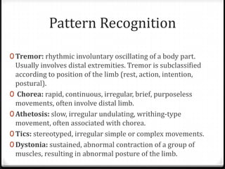 movement disorders | PPTX