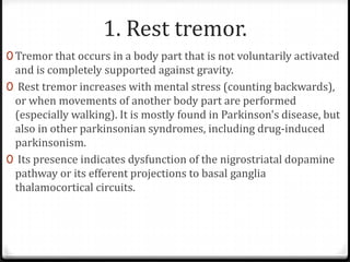 movement disorders | PPTX