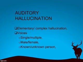 Abnormal perception | PPT