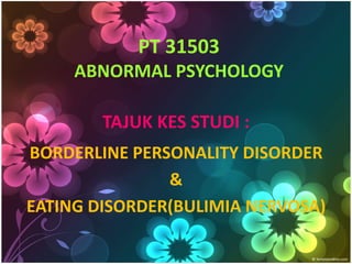 Abnormal psychology | PPT