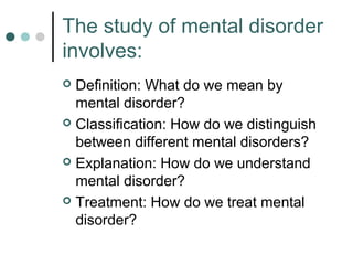 Abnormal psychology 1b | PPT