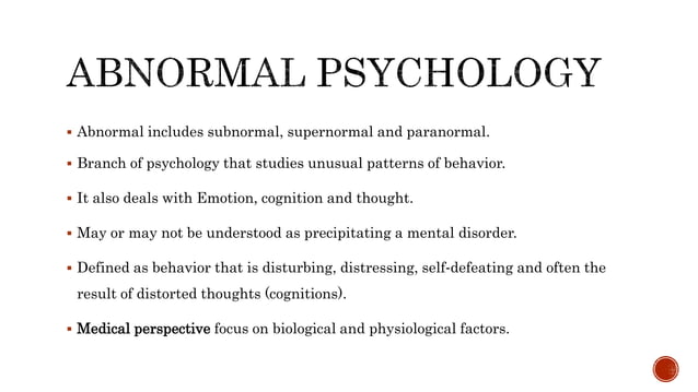 Abnormal psychology's anxiety disorder slides | PPT
